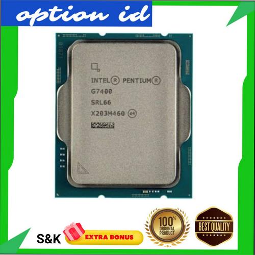 Jual INTEL PENTIUM GOLD G7400 Tray | LGA 1700 2-Core - Processor Gen 12 Alder Lake - Jakarta ...