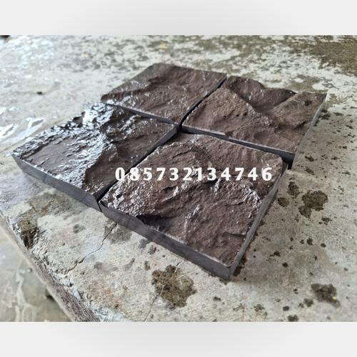 Jual Coble Stone Marmer Hitam Natural (contoh hasil coating) - Kab ...