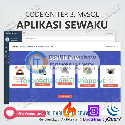 Jual Source Code Aplikasi Web Sewa Barang Online SewaKu menggunakan ...
