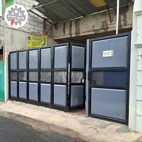 Jual Pagar Sliding Menikung Pagar Sliding Belok Minimalis Sleding ...