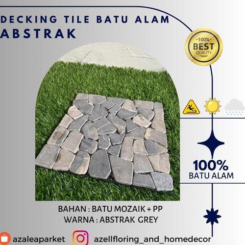 Jual Decking Tile Batu Mozaik - Batu ubin Mozaik bongkar pasang - Batu mozaik Bongkar pasang ...