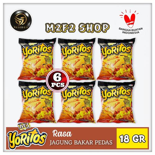 Jual Iyes Snack Yoritos Spicy Roasted Corn Flavour | Camilan Rasa ...