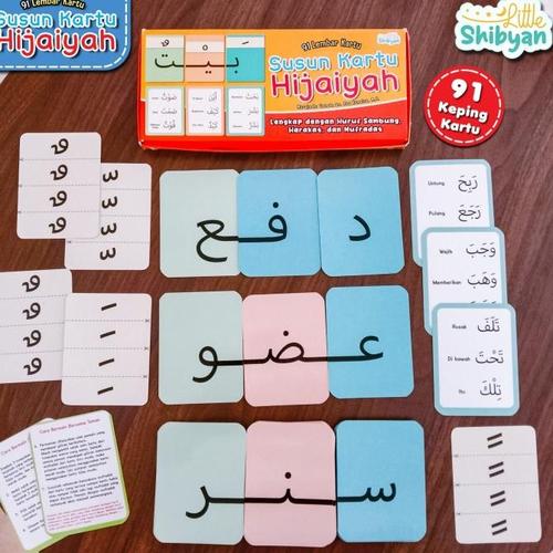 Jual Flash Card Susun Kartu Hijaiyah Lengkap Dengan Huruf Sambung ...