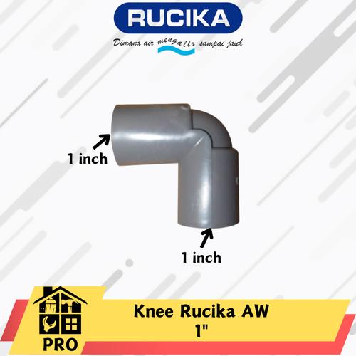 Jual Knee 1 inch RUCIKA [AW] Elbow Knie Keni Sambungan Fitting Pipa Pvc 1" - Jakarta Barat - PRO ...