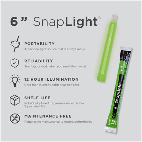 Jual snaplight cyalume safety snap light stick 12 hour emergency long 6 ...