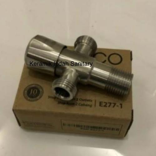 Jual Stop kran cabang Toto Double Ori baru ECO E277-1 - Jakarta Barat - Keramik indah sanitary ...