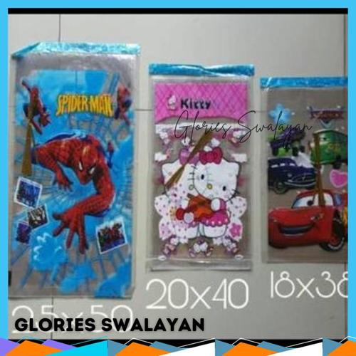 Jual (10PC) PLASTIK SNACK BESAR PLASTIK ULANG TAHUN KARAKTER GOODIE BAG ...