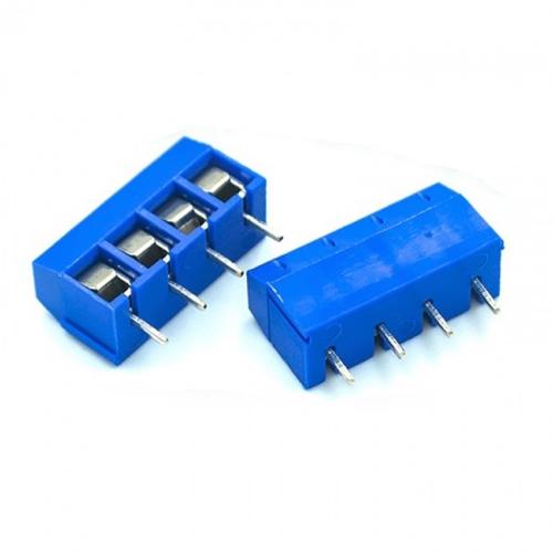 Jual Terminal Block Biru 4pin Screw Connector pitch 5.0mm 250V 16A ...