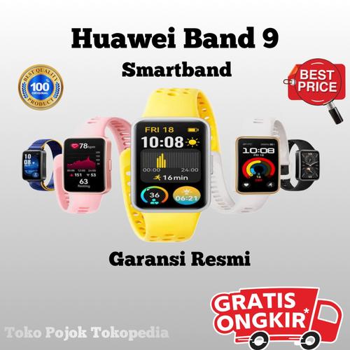 Jual Huawei Band 9 Smartband Garansi Resmi - Yellow, TanpaAnti Gores ...
