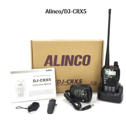 Promo HT Handy Talky Alinco DJ CRX 5 / DJ-CRX5 CRX5 Dual Band UHF & VHF 200 Channel - Kab ...