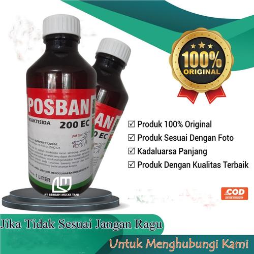 Jual Insektisida Posban 200 EC 1 Liter Obat Hama Ulat Grayak - Kab ...