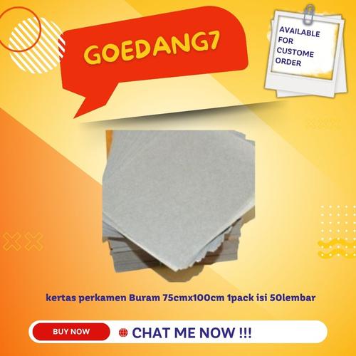 Jual kertas perkamen Buram 75cmx100cm 1pack isi 50lembar - Kota Bogor ...