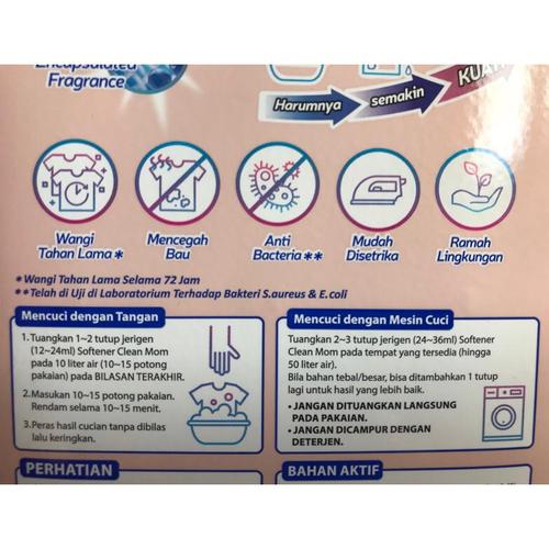 Jual READY! NEW SOFTNER 2 LITER CLEAN MOM - FORMULA BARU LEBIH HARUM - Kota Palembang ...