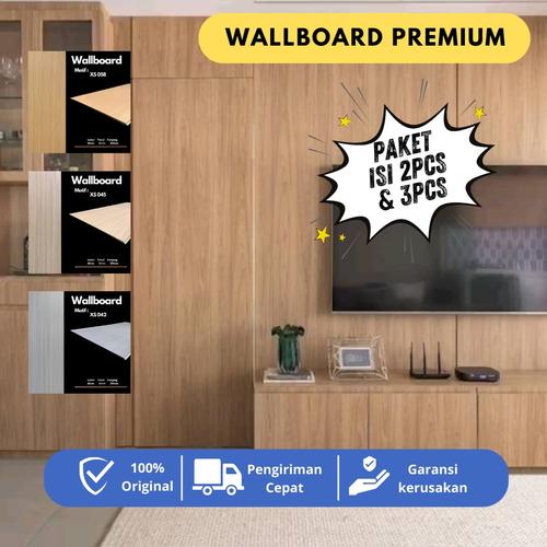 Jual WALLBOARD WPC/WALLBOARD PVC/WALLBOARD HIASAN DINDING UK 40CM X 2 ...