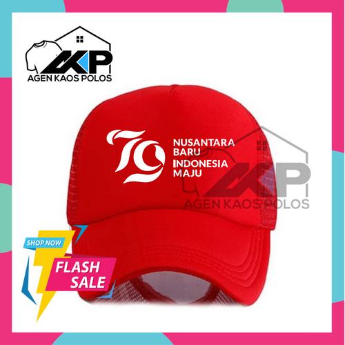 Promo Genos Topi Trucker / Jaring 17 agustusan KEMERDEKAAN INDONESIA ...