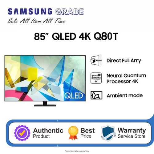 Jual SAMSUNG 85" Q80T QLED Smart TV 4K (2020) - QA85Q80TAK - Kota ...