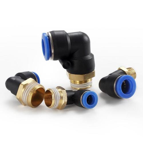 Jual PL Fitting Elbow Pneumatic Ukuran 6 8 10 12 Selang Angin - 8mm x 1 ...