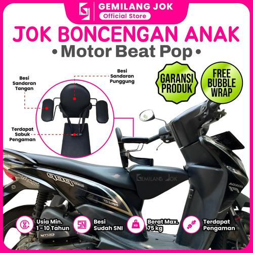Jual Pilihan Jok Motor Anak Boncengan Depan Beat Pop Kursi Dudukan ...