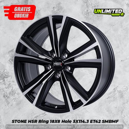 Jual Velg mobil terios rush innova model hsr wheel ring 18 lebar 8 inch ...