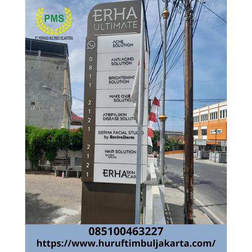 Jual Pembuatan pylon sign purwakarta pembuatan totem office purwakarta ...