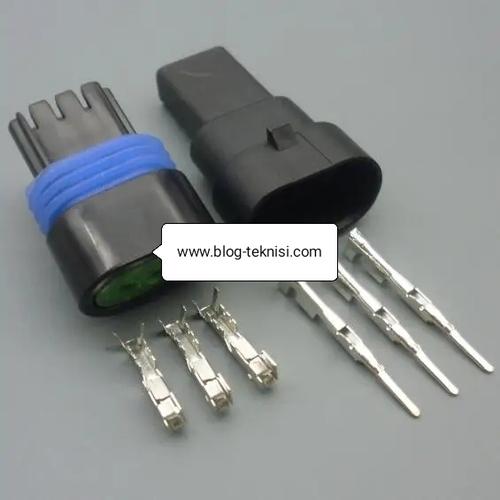Jual Delphi 3 Way Female Metri-Pack 150 Series 12162182, Pressure ...