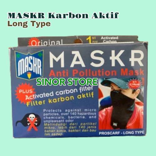 Jual Masker Karbon Aktif MASKR Long ORIGINAL Masker Panjang Anti Asap ...