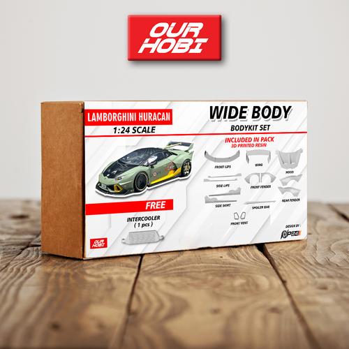 Jual Body Kit Wide Body 1/24 scale Lamborghini Huracan by P24 /Tamiya ...