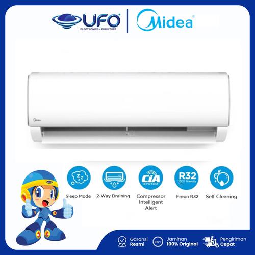 Promo Midea MSAF-05CRN2X / MSAF05CRN2X AC Split 1/2 PK UNIT ONLY MSAF ...