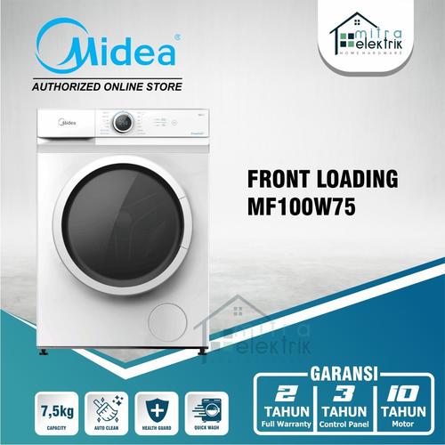 Promo Mesin Cuci Front Loading MIDEA MF100W75 7,5Kg Cicil 0% 3x - Kota ...