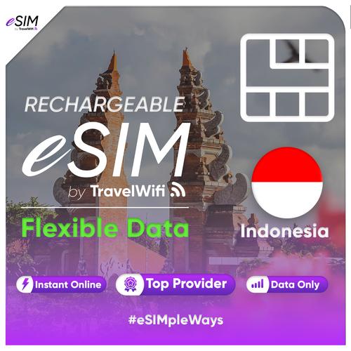 Jual RECHARGEABLE [BIGGER DATA] eSIM INDONESIA Flexible Data ...