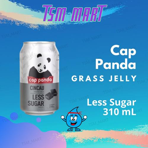 Jual Minuman Cap Panda Grass Jelly Less Sugar 310 mL Minuman Cincau ...