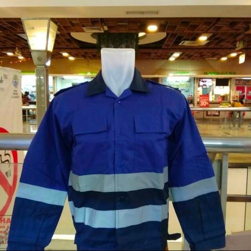 Jual Baju Safety Kombinasi Biru BCA / Benhur dan Biru Navy / Dongker ...