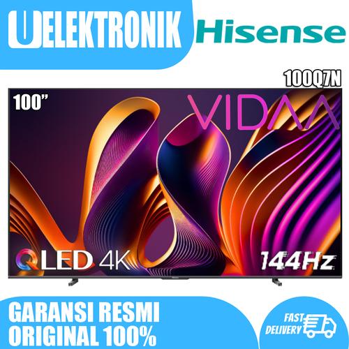 Jual HISENSE 100 INCH QLED 4K 144Hz 100Q7N Q7N DIRECT FULL ARAY VIDAA ...