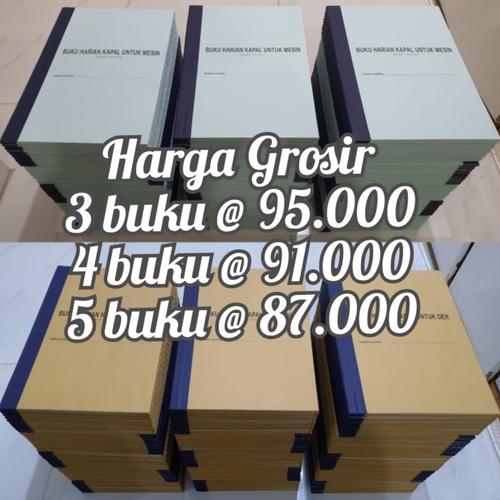 Jual Jurnal Log Book Buku Harian Kapal Engine Mesin Deck - Jakarta ...