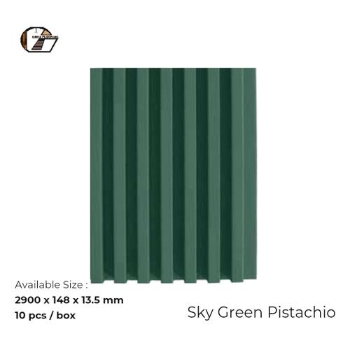 Jual wall panel dinding roshan sky green pistachio panjang 2,90m/batang ...