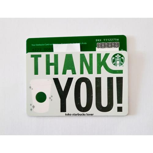 Jual Starbucks Card Indonesia Paper Thank You 2020 - Jakarta Barat ...