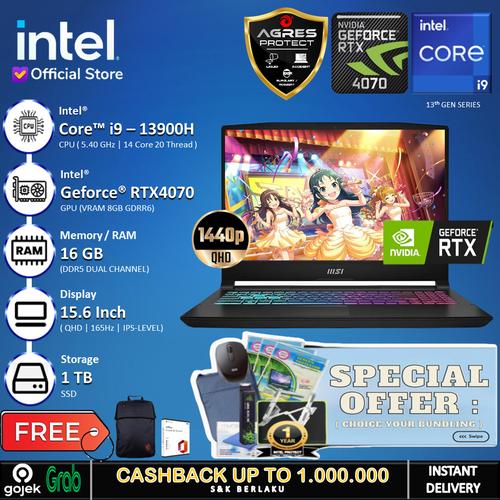 Promo MSI Katana 15 B13VGK - RTX4070 I9 13900H 16GB 1TB SSD 15.6"QHD ...