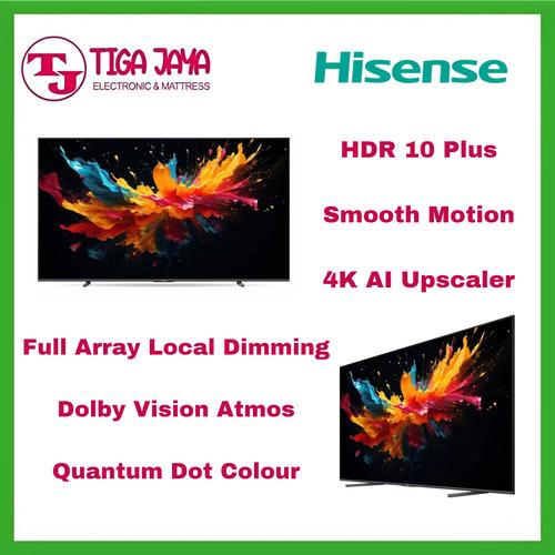 Promo HISENSE 100Q7N SMART TV 100 INCH QLED TV DOLBY ATMOS 4K UHD ...