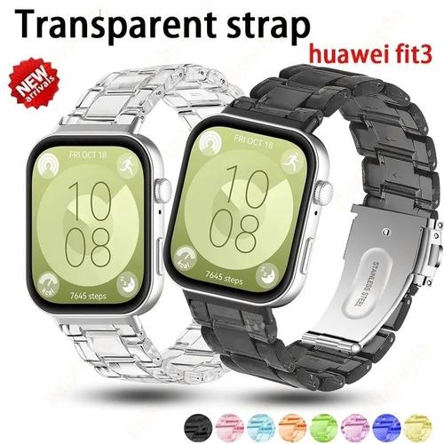 Promo Tali Strap Rantai Rante Transparan Smartwatch Huawei Watch Fit 3 ...