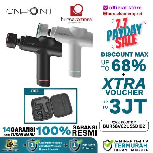 Promo ONPOINT FORGE Heat & Cold Muscle Gun Massage Gun Relaxing Muscle ...