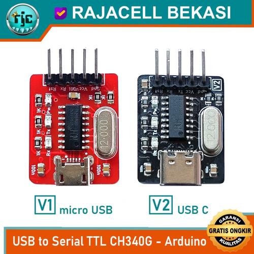 Jual USB to Serial TTL Converter Adapter USB Serial CH340G Arduinoo ...