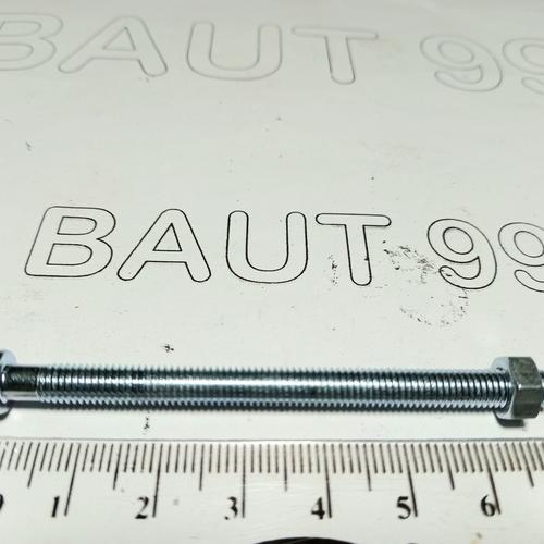 Jual Baut dan mur Jp M5 x 70 (7 cm) Galvanis / Sekrup / Skrup Jp m5 x ...