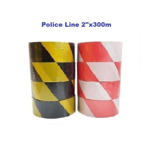 Jual GARIS PROYEK POLICE LINE BARRICADE TAPE UKURAN 3" X 300M - merah putih - Jakarta Barat ...