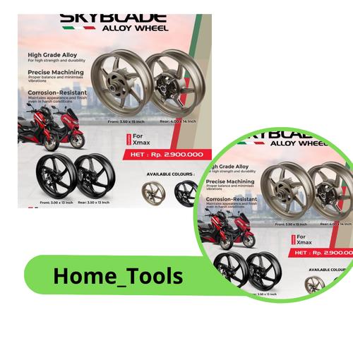 Jual Velg RPD Xmax X-max X-Max Casting Wheel Sky Blade Original Quality ...