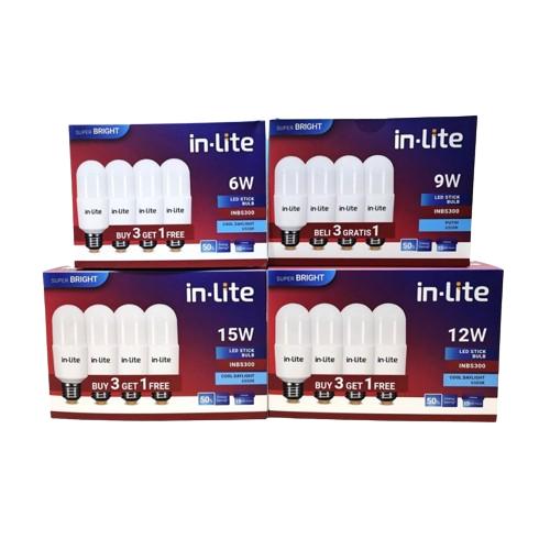 Jual INLITE LAMPU STICK INBS300 MULTIPACK 6W 9W 12W 15W SNI BERGARANSI ...