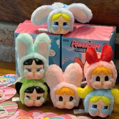 Jual Ready Stock Popmart Crybaby Powerpuff Plush Vinyl Face Plush ...