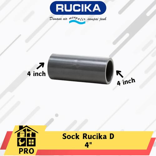 Jual Sock 4 inch RUCIKA [D] Sok Socket Sambungan Fitting Pipa Pvc 4 ...