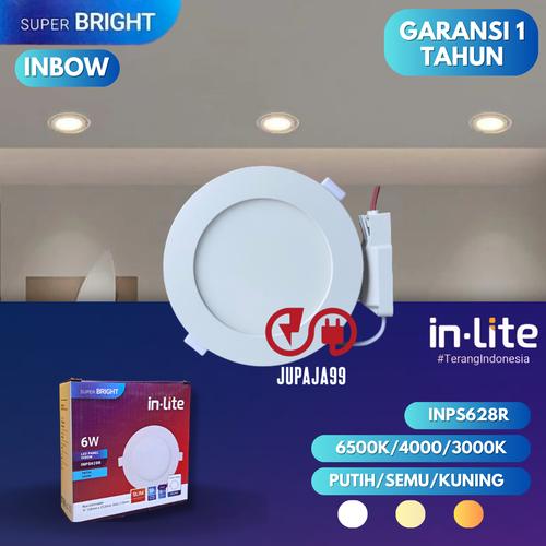 Jual LED PANEL Bulat IB INPS628R 6W 6Watt InLite In-Lite (Putih-Kuning ...