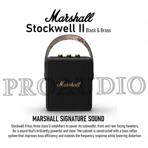 Jual Marshall Stockwell II Portable Bluetooth Speaker Stockwell 2 ...