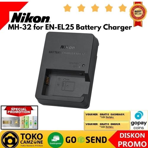 Jual Nikon MH-32 for EN-EL25 Battery Charger MH32 for ENEL25 ORIGINAL ...